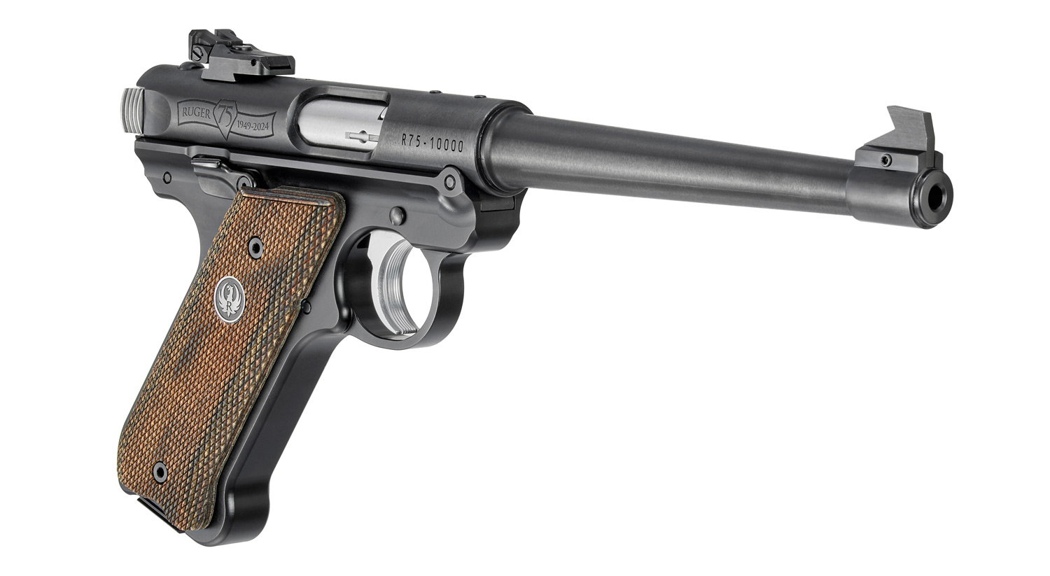 Pistolet RUGER MARK IV Standard 6.88" 75Th Anniversary" calibre 22 Lr ...