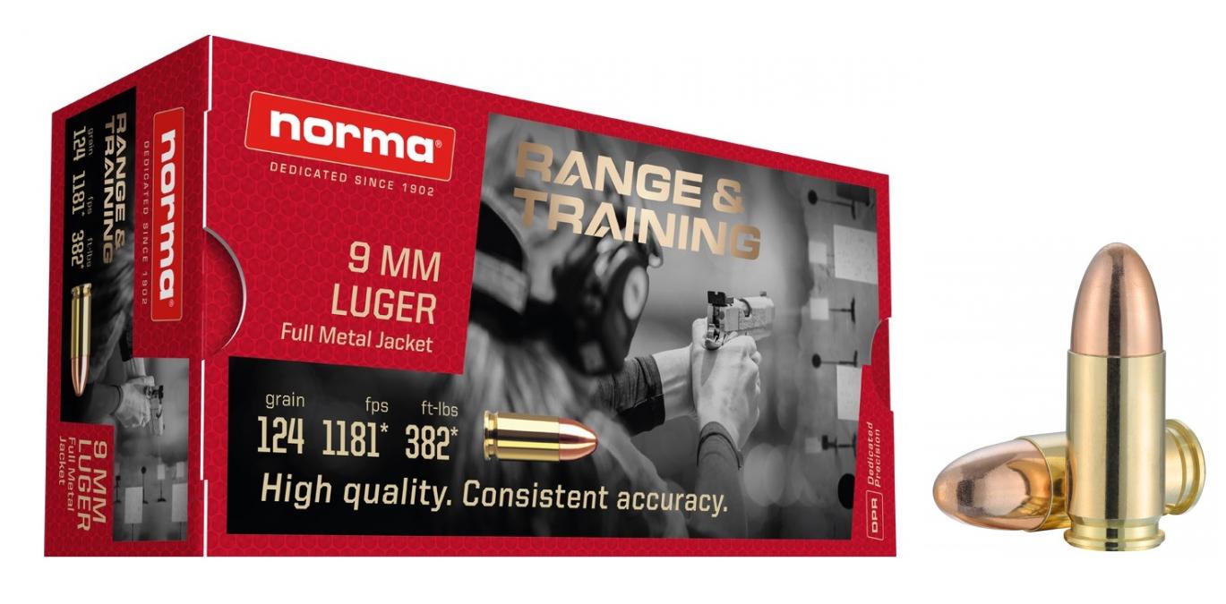 NORMA cal.9mm PARA FMJ /50 - Armes catégorie B sur armurerie-lavaux.com