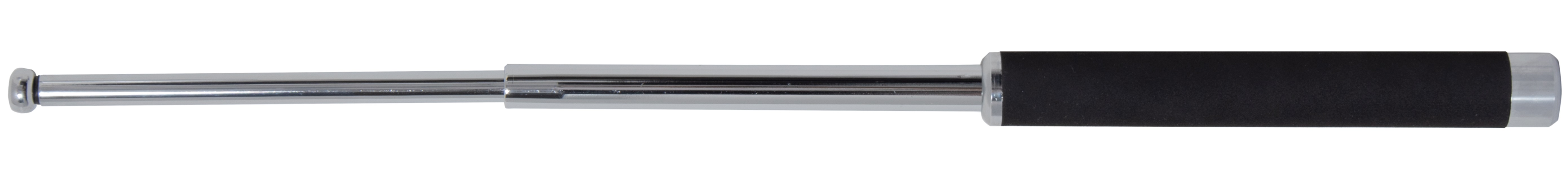 Matraque télescopique PRAGA Silver Acier Trempé manche mousse 53 cm ...