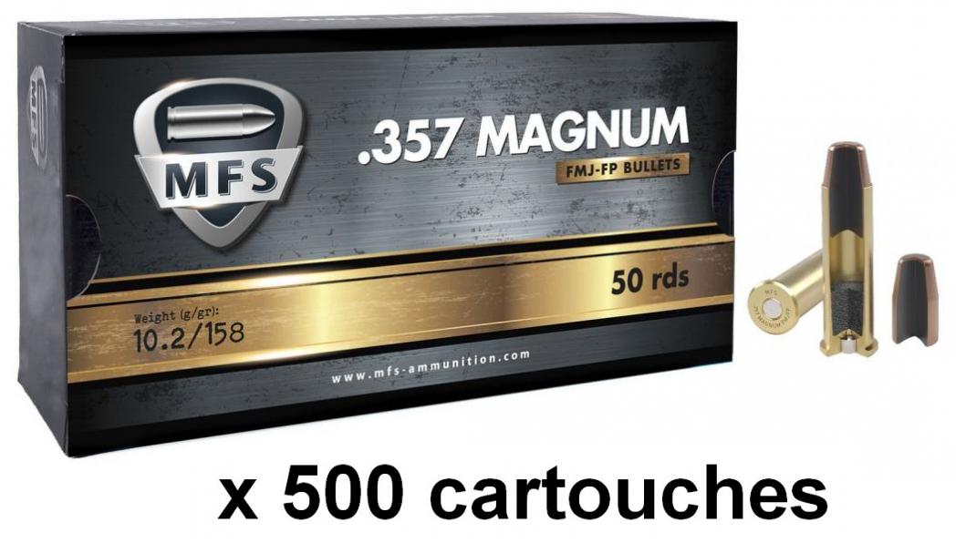 MFS cal.357 Magnum FMJ Flat Point /500 - Armes catégorie B sur ...