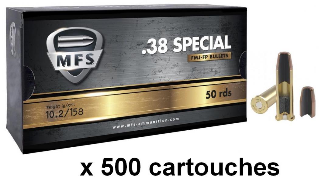MFS cal.38 Spécial FMJ Flat Point /500 - Armes catégorie B sur ...