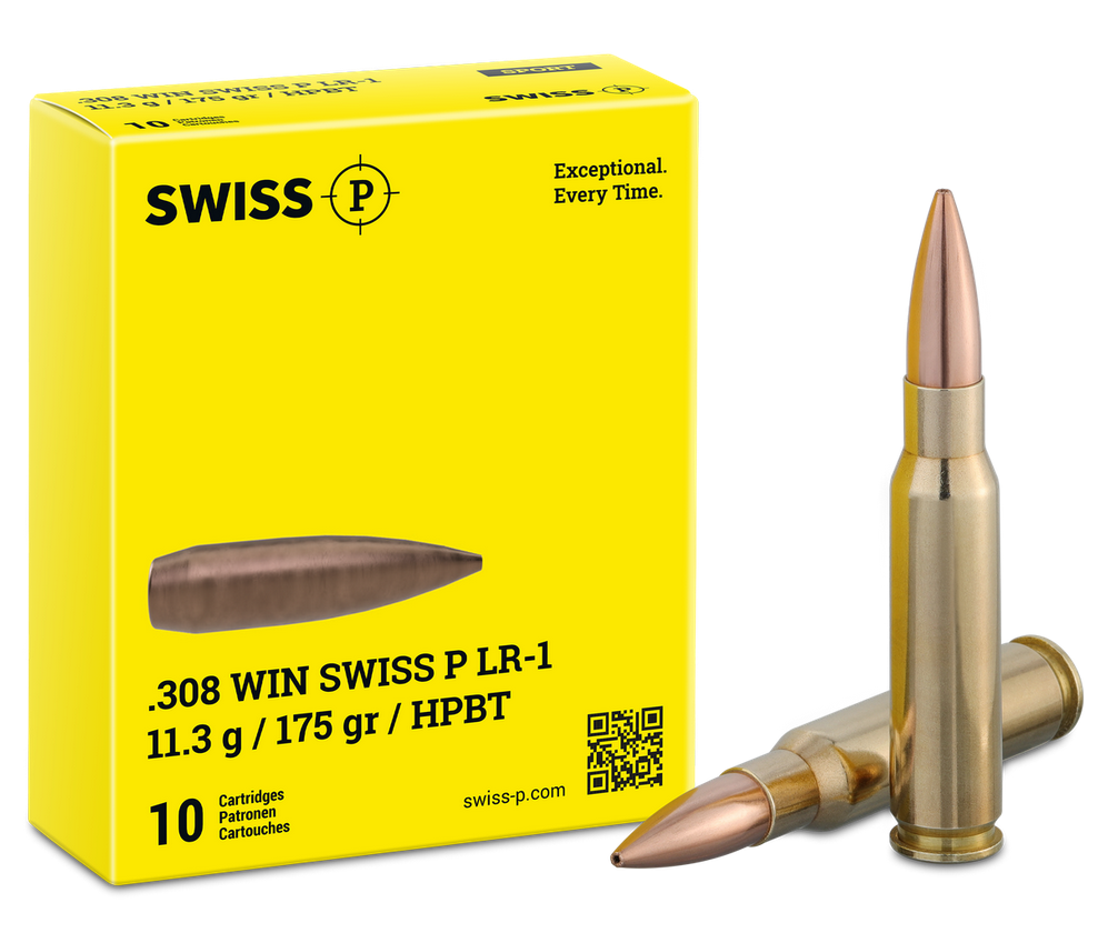 SWISS P cal.308 Win TARGET BTHP 175gr - 11.3 grammes /10 - Carabines de ...