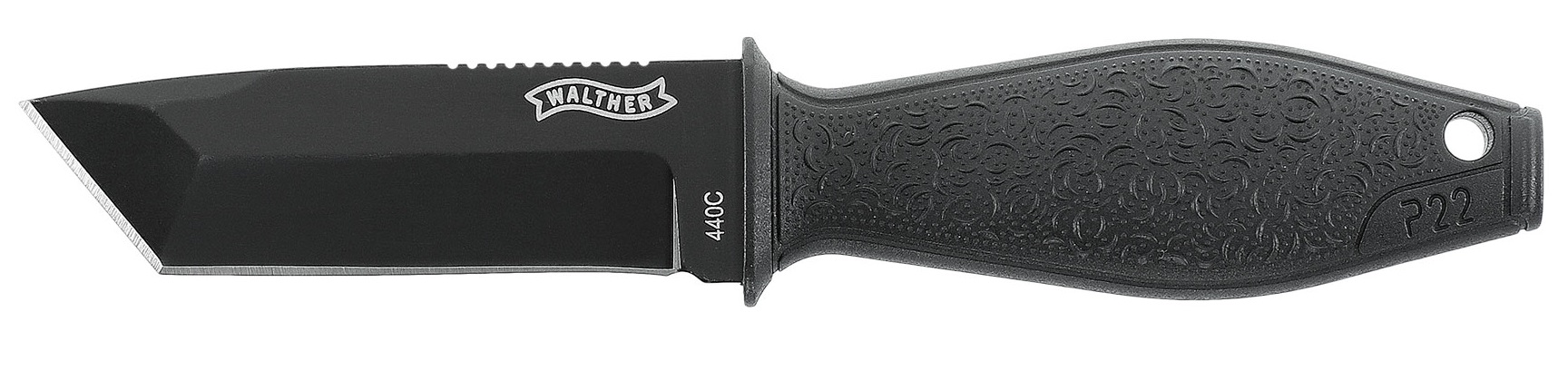 Couteau WALTHER P22 TSK Lame fixe 6,2 cm - Matériel de défense sur armurerie-lavaux.com