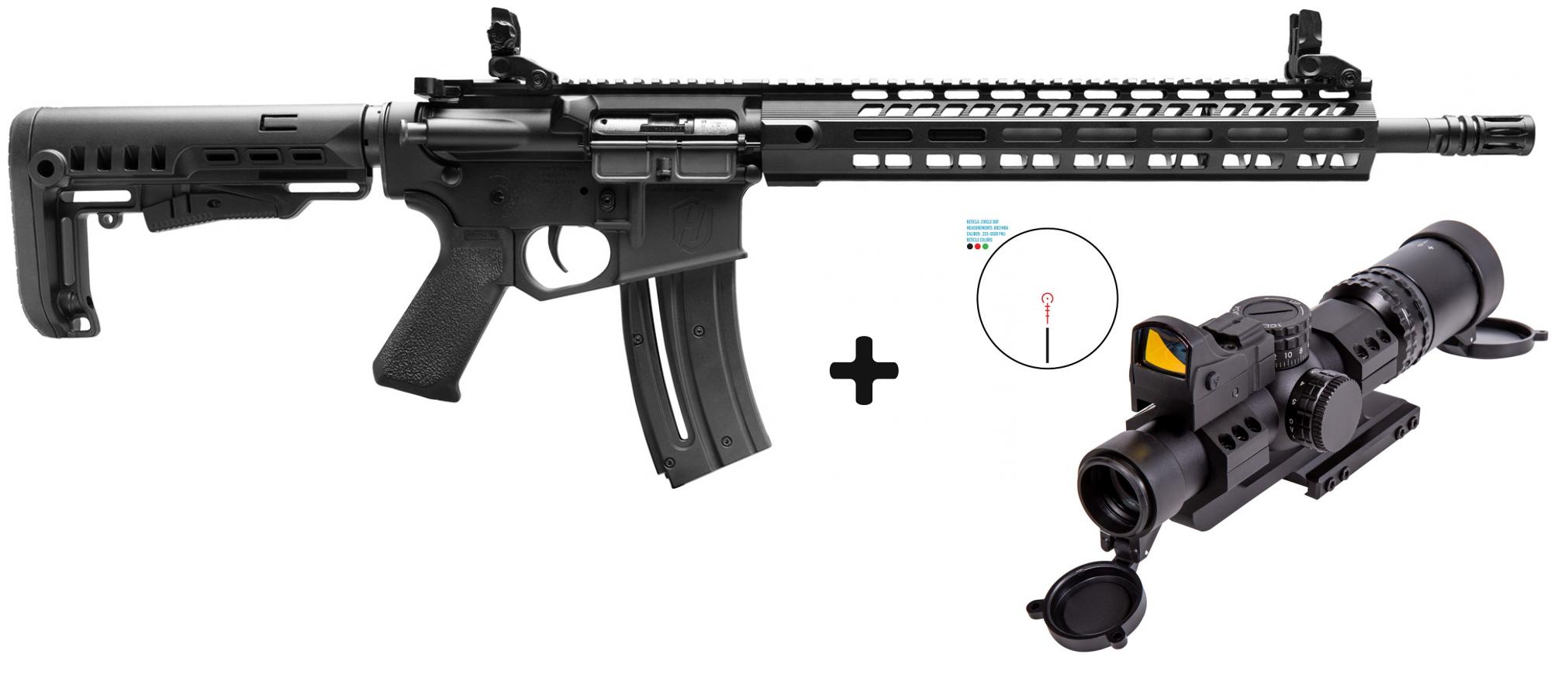 Carabine semi-automatique HAMMERLI TAC-R1 cal.22 Lr "Pack Sniper ...