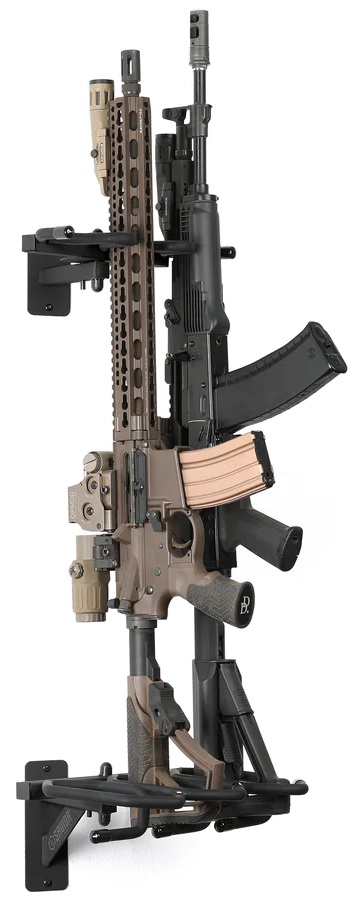 Râtelier murale SAVIOR Rifle Wall Rack pour 3 armes longues - Armes ...