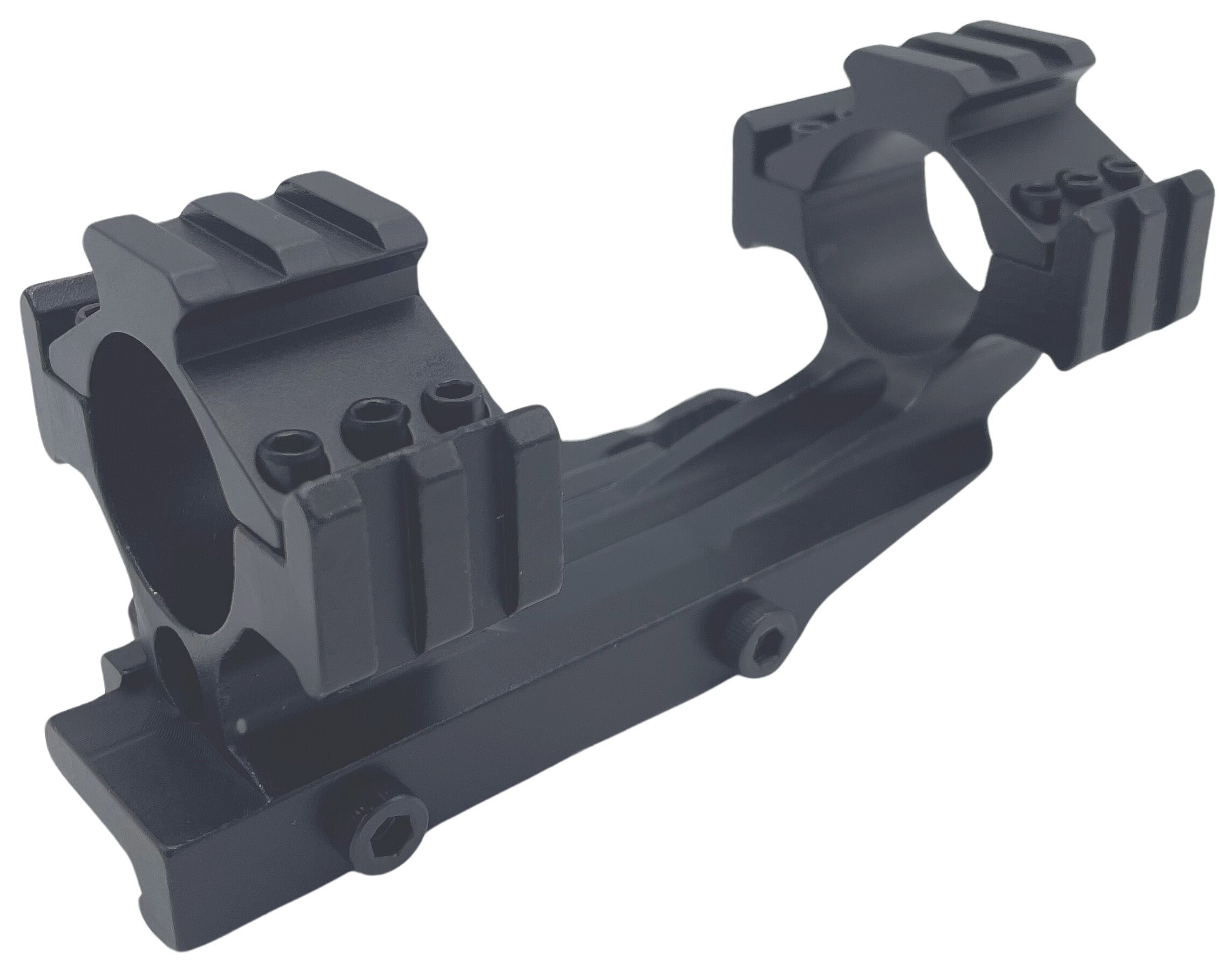 Montage Tri-rail tactical monobloc déporté MTS Tactical (rail de 21 mm ...