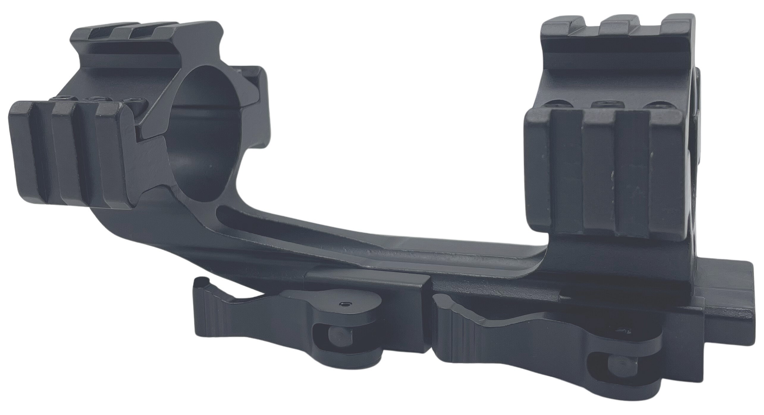 Montage Tri-rail tactical monobloc déporté MTS Tactical (rail de 21 mm ...