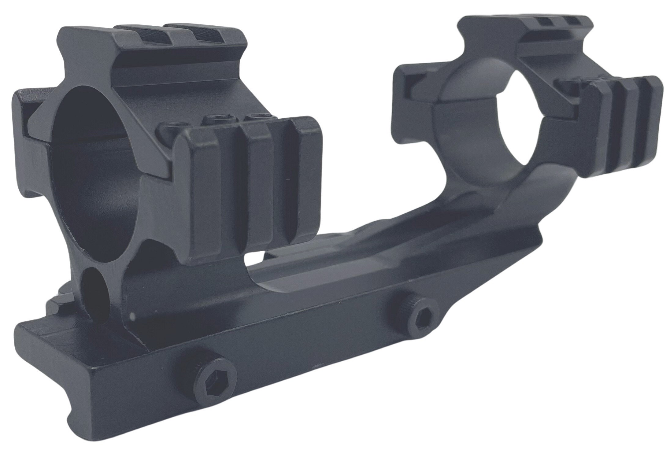 Montage Tri-rail tactical monobloc déporté MTS Tactical (rail de 21 mm ...