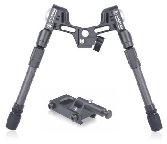 Bipied carbon SPARTAN VALHALLA rail picatinny 4,75-8,25" - Carabines de Tir sur armurerie-lavaux.com