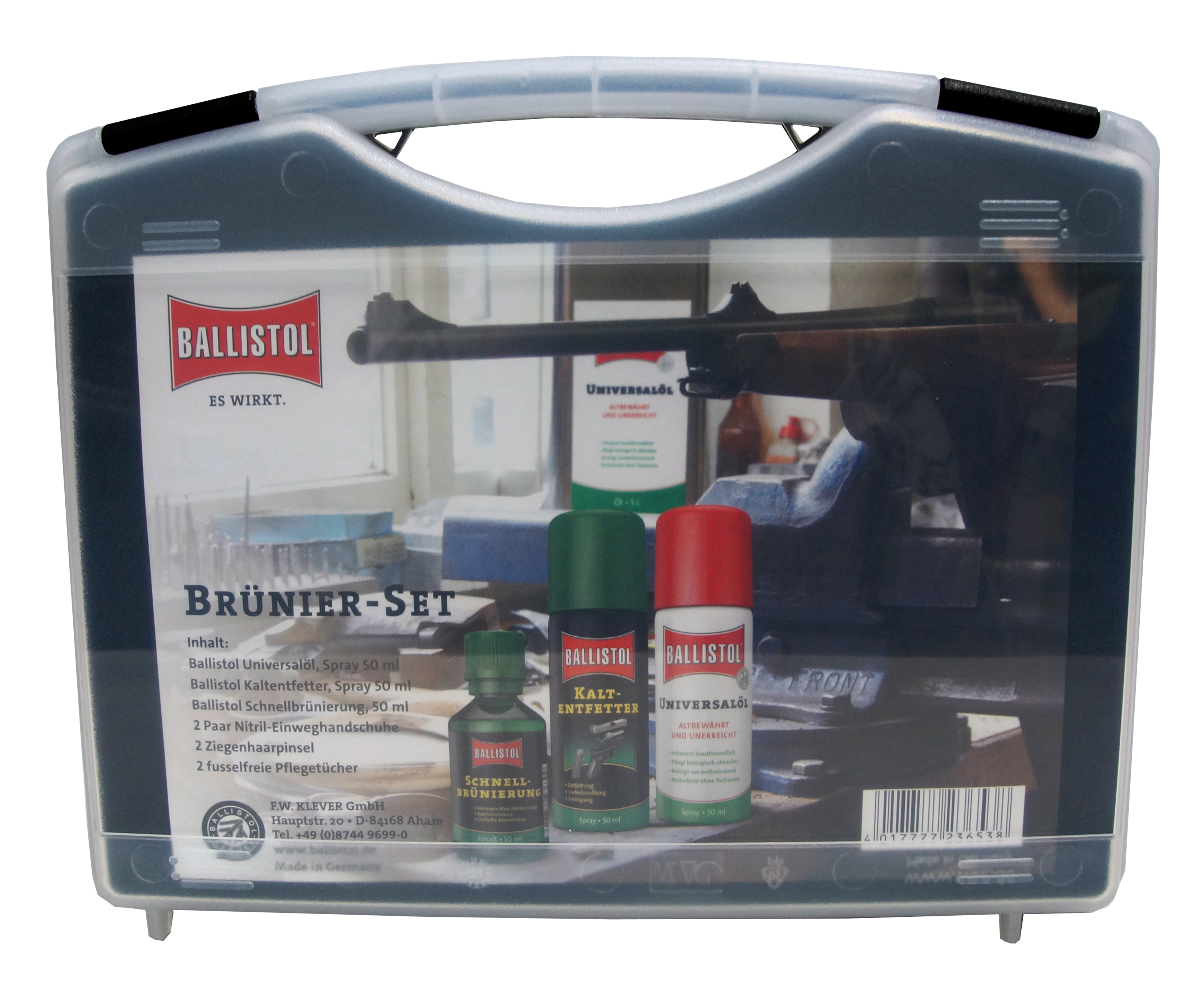 Kit mallette de bronzage rapide BALLISTOL pour armes - Armes catégorie ...