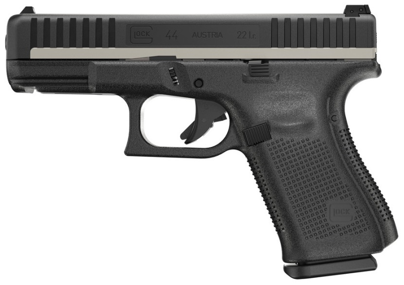 Pistolet GLOCK 44 Gen5 FS "SILVER LINE" cal.22Lr - Armes catégorie B sur armurerie-lavaux.com