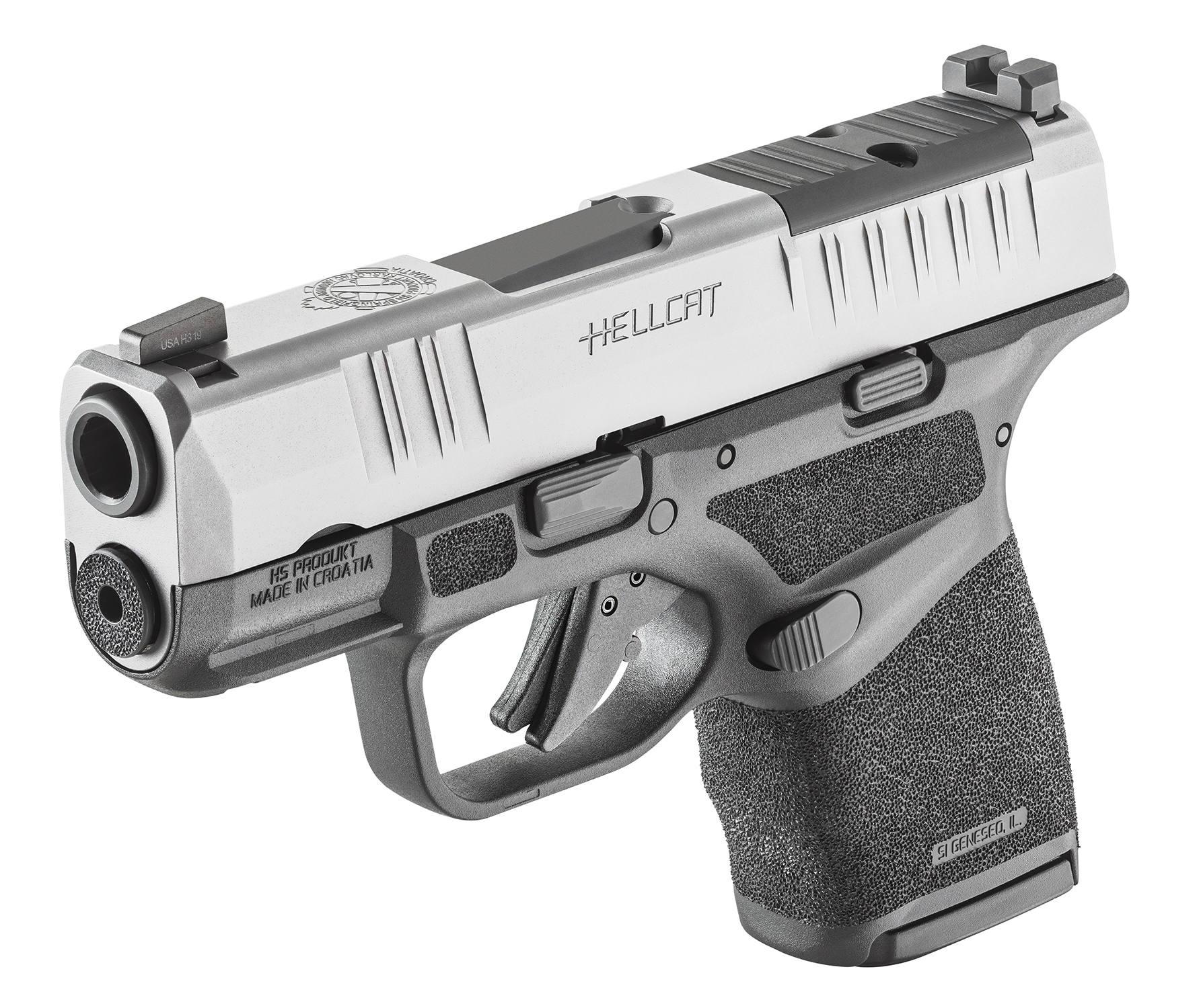 Pistolet SPRINGFIELD ARMORY HELLCAT OSP Inox 3" cal.9x19 - Armes ...