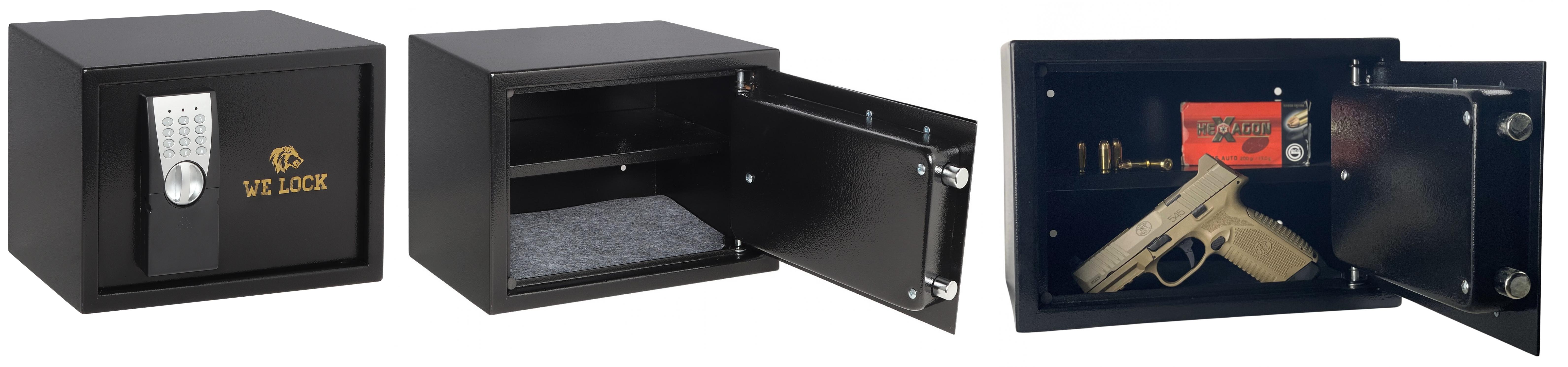 Coffre WE LOCK Premium à code pour armes de poing (11kg) - Coffres ...