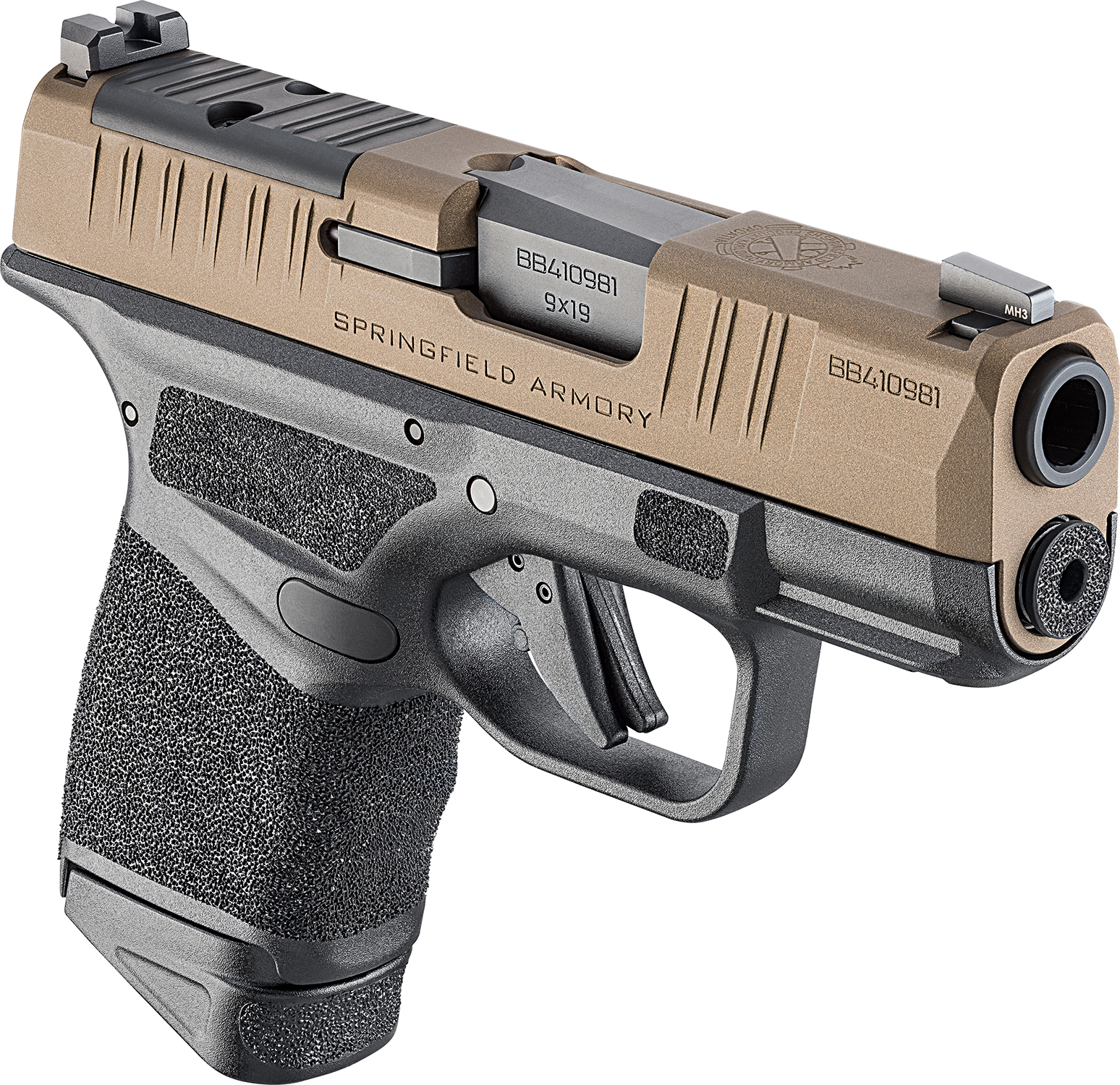 Pistolet SPRINGFIELD ARMORY HELLCAT OSP Burnt Bronze 3" cal.9x19 ...