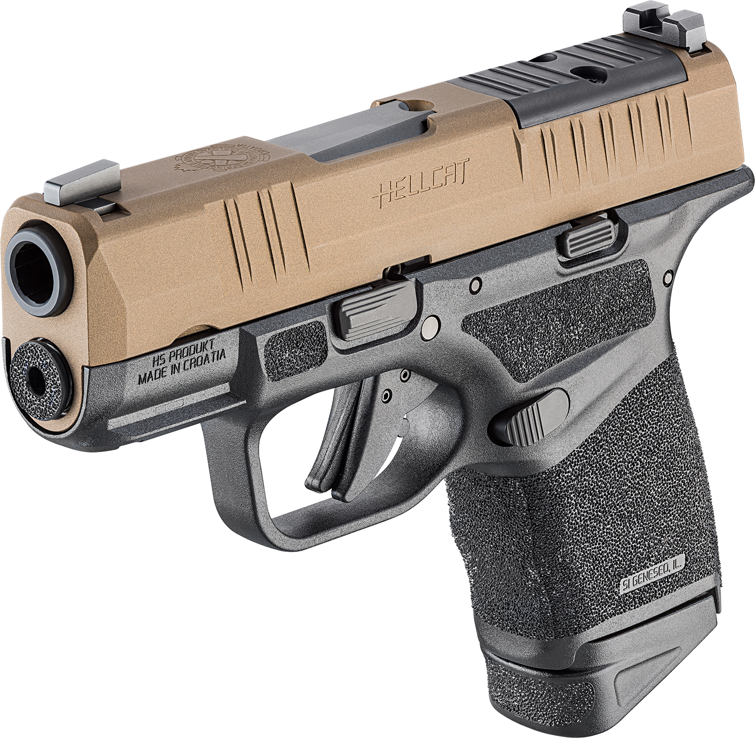 Pistolet SPRINGFIELD ARMORY HELLCAT OSP Burnt Bronze 3" cal.9x19 ...