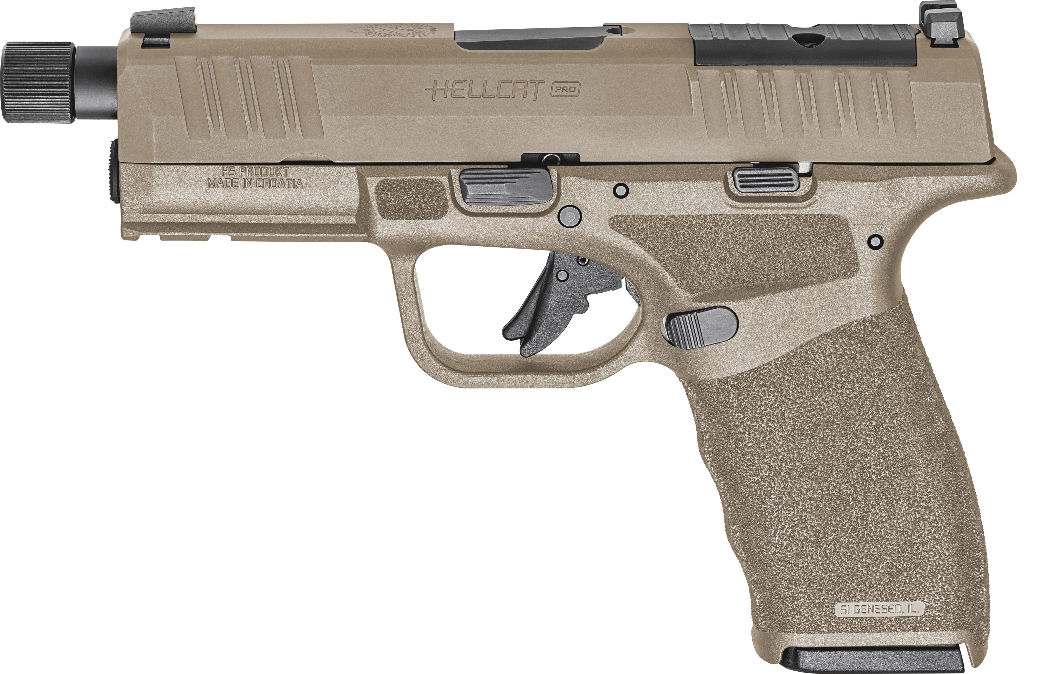 Pistolet SPRINGFIELD ARMORY HELLCAT PRO OSP TB FDE 4,4" cal.9x19 ...
