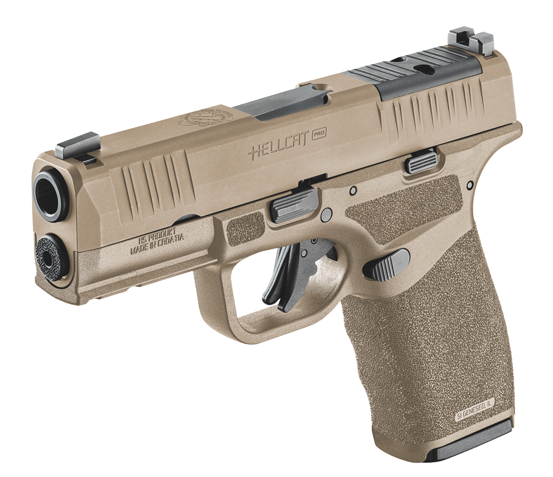 Pistolet SPRINGFIELD ARMORY HELLCAT OSP PRO FDE 3,7" cal.9x19 - Armes ...