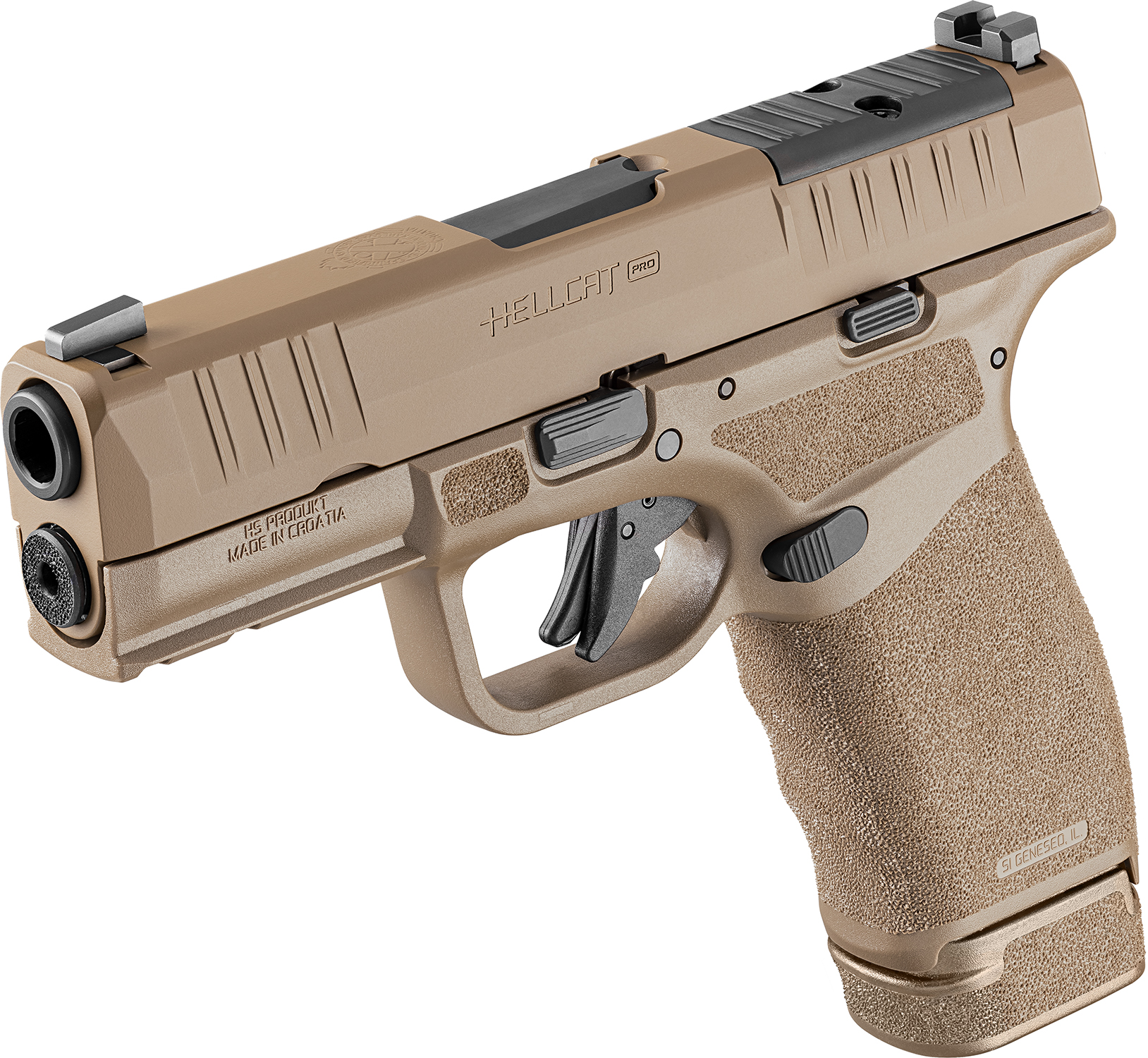 Pistolet SPRINGFIELD ARMORY HELLCAT OSP PRO FDE 3,7" cal.9x19 - Armes catégorie B sur armurerie ...