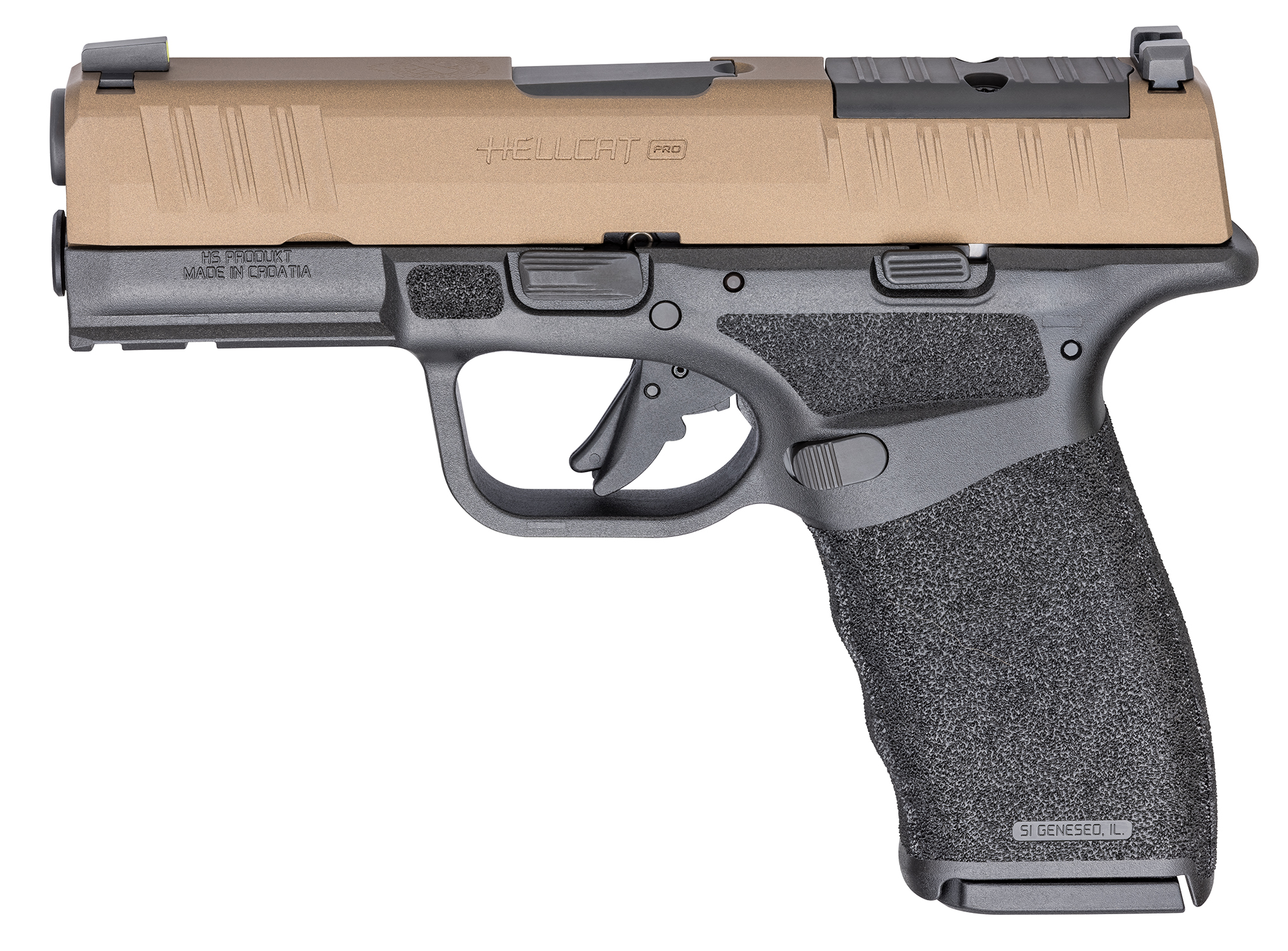 Pistolet SPRINGFIELD ARMORY HELLCAT OSP PRO Burnt Bronze 3,7" cal.9x19 ...