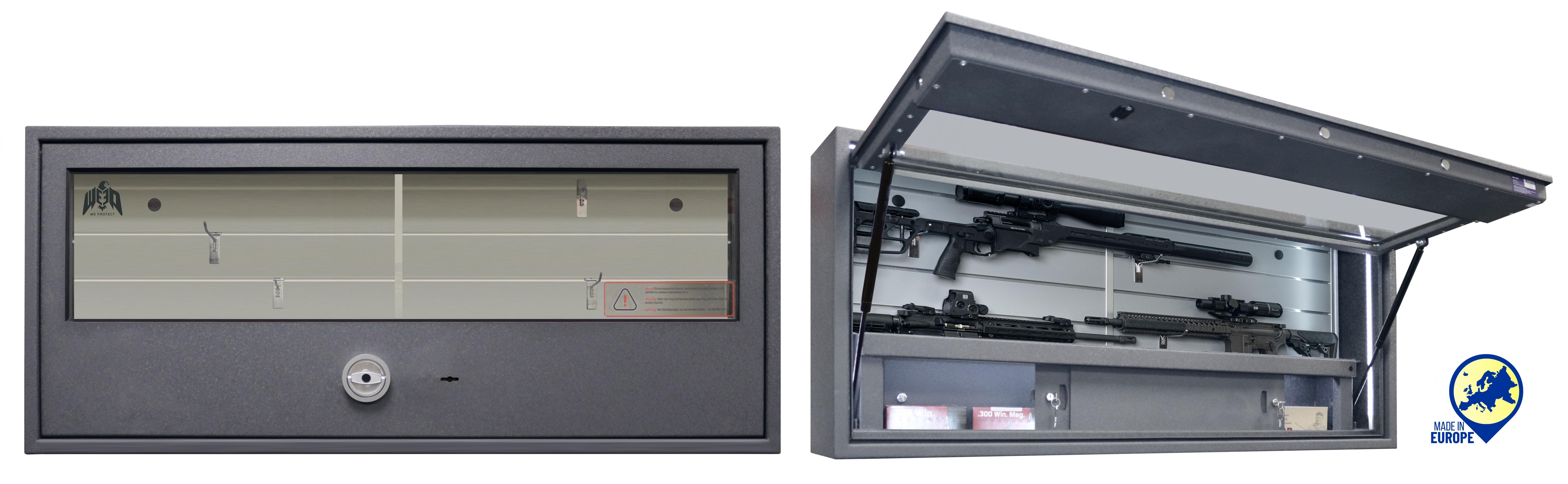 Coffre WE PROTECT WALLGUARD Vitrine S150 pour armes longues et armes de ...