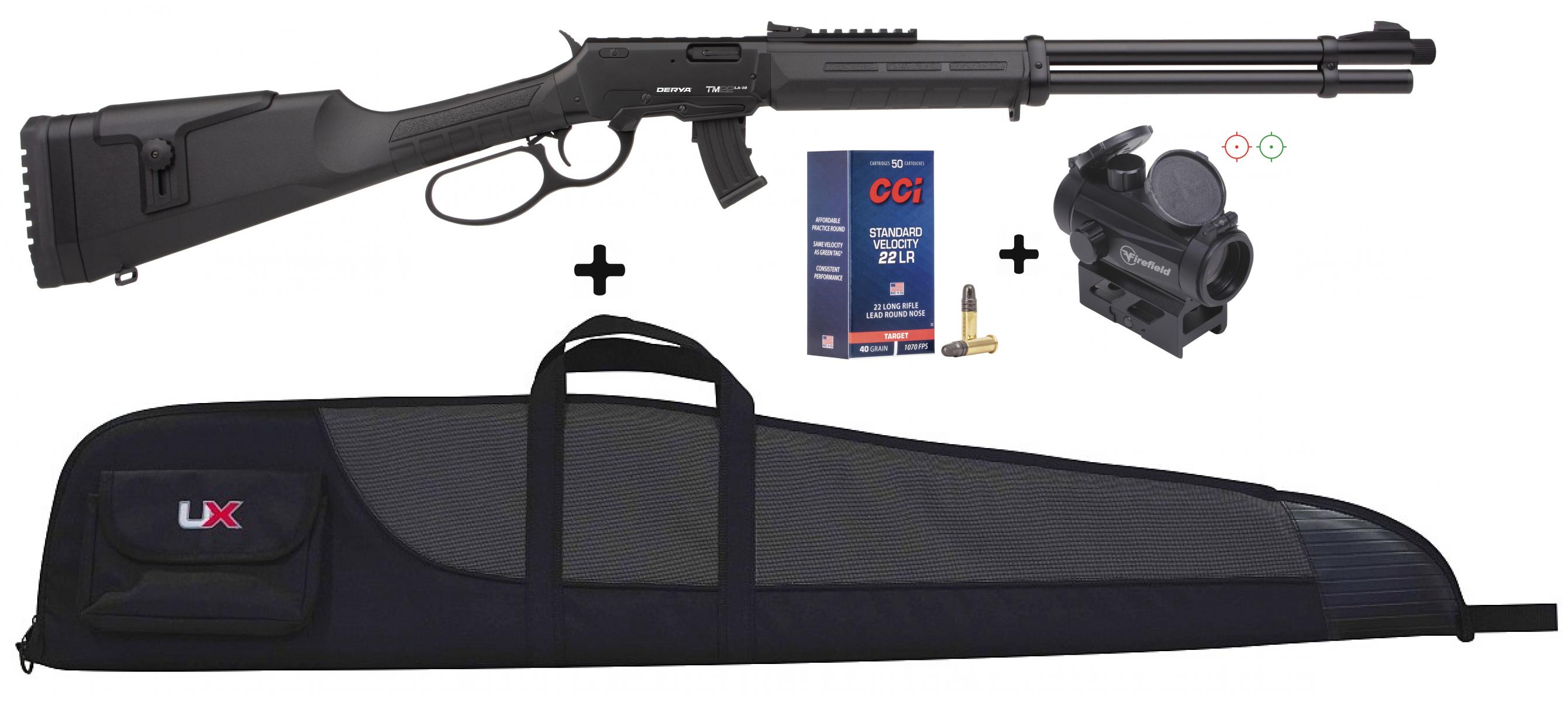Carabine à levier DERYA TM22 LA Synthétique cal.22 Lr "Pack viseur ...