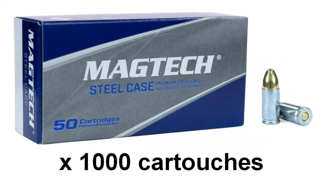 MAGTECH cal.9mm PARA FMJ STEEL /1000 - Armes catégorie B sur armurerie ...