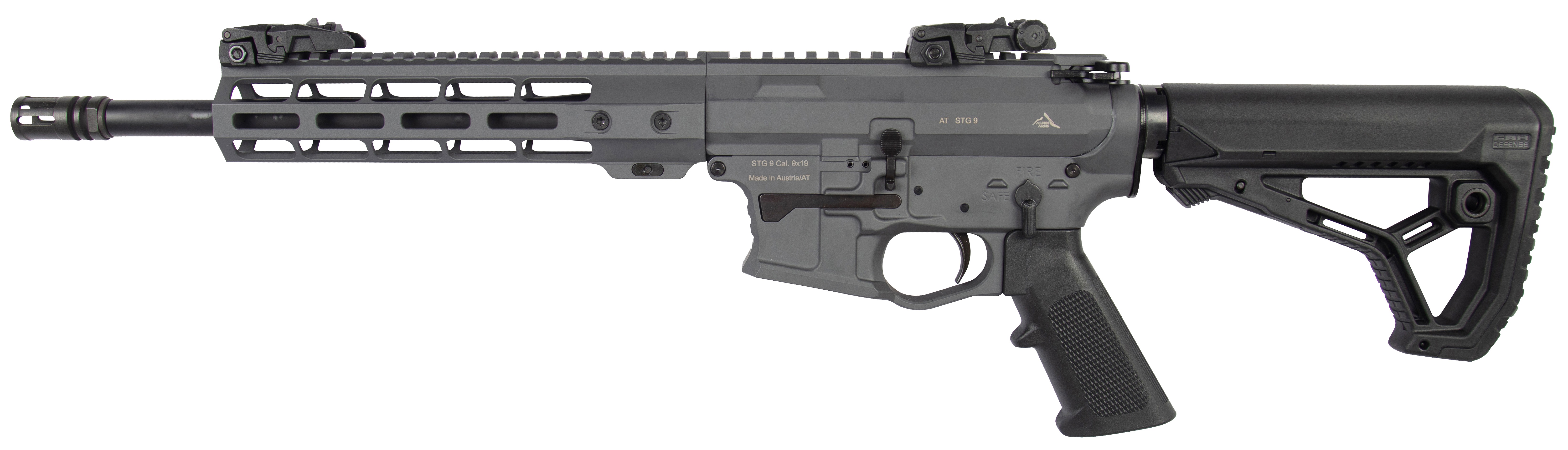 ALPEN ARMS STG9 Sniper Grey M-LOK FF 12,5" cal.9x19 - Armes catégorie B ...