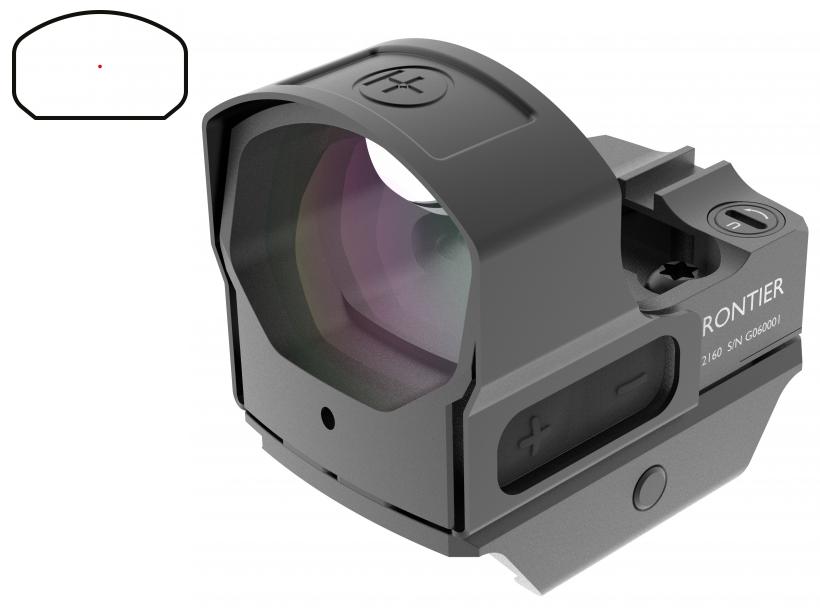 Viseur point rouge HAWKE FRONTIER Reflex 1x24 Red Dot 3Moa (Empreinte RMSc) - Optiques sur ...