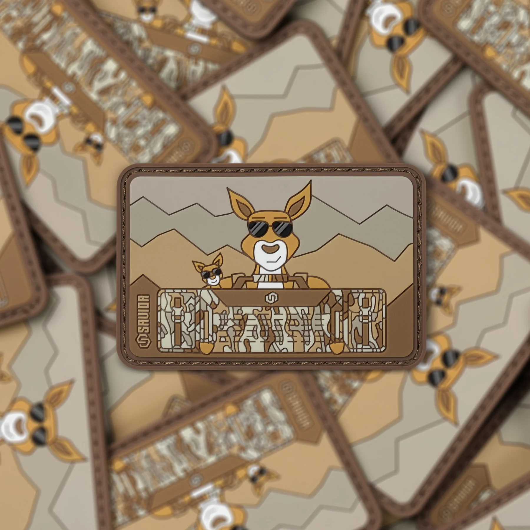 Patch rectangulaire Kangaroo Savior - Armes catégorie B sur armurerie ...