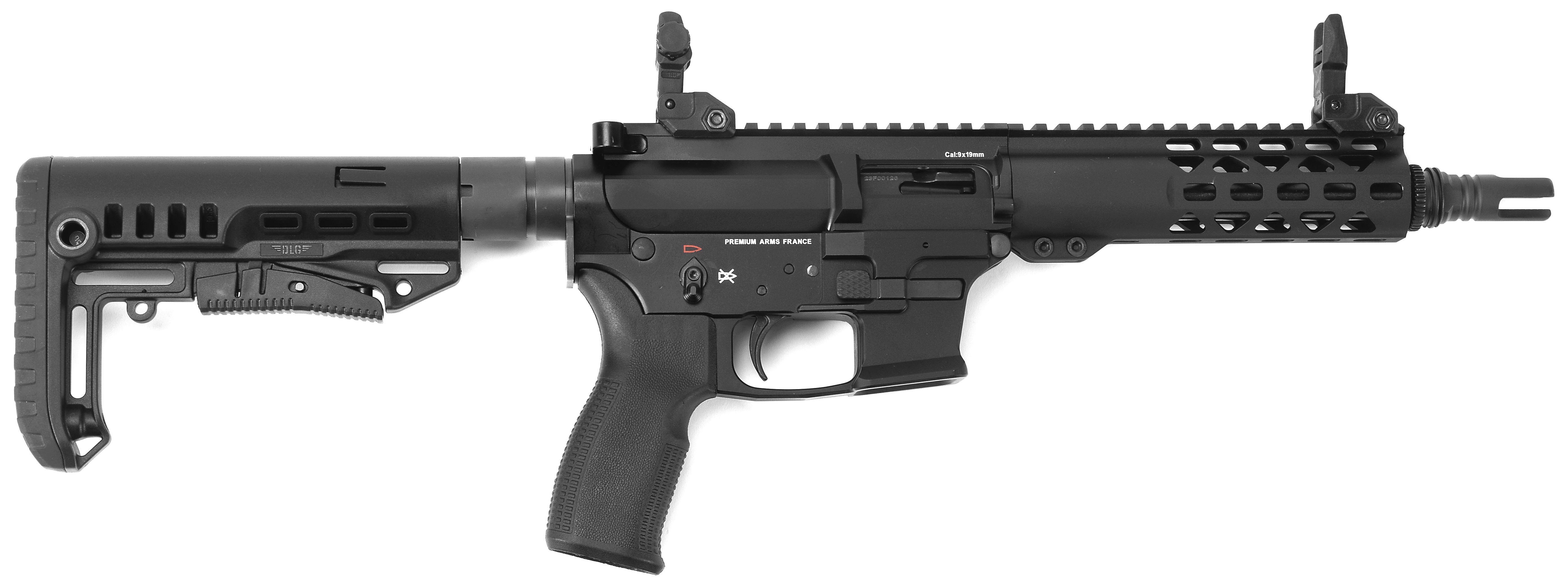 Carabine AR-9 LEGACY AR Extrem Black 8" cal.9x19 - Armes catégorie B ...