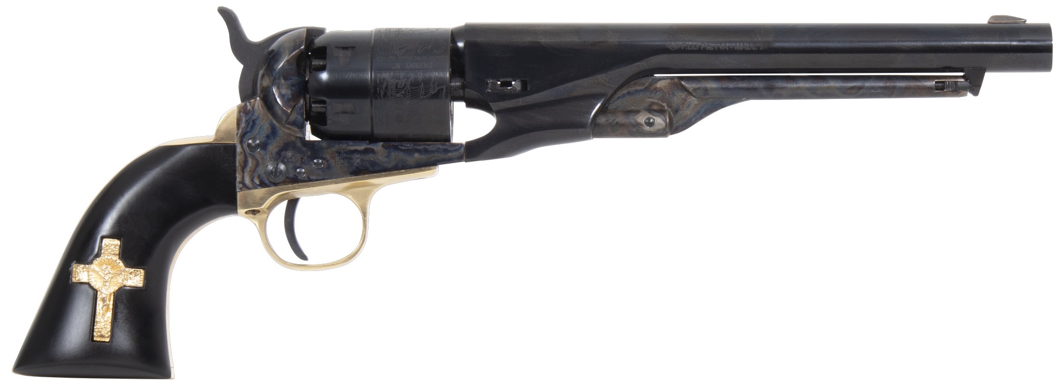 Revolver à Poudre Noire Pietta 1860 Army Fascetta Sott Ottone ...