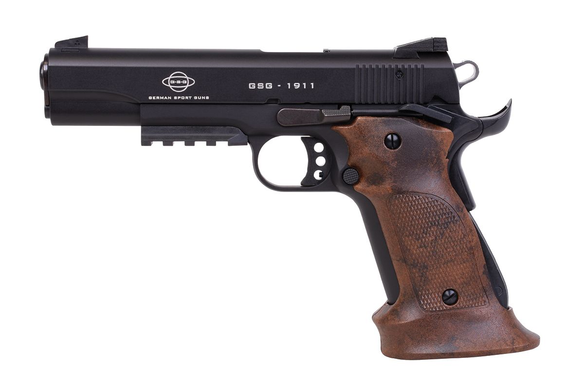 Pistolet GSG 1911-22 TARGET Black Wood cal.22Lr - Armes catégorie B sur ...