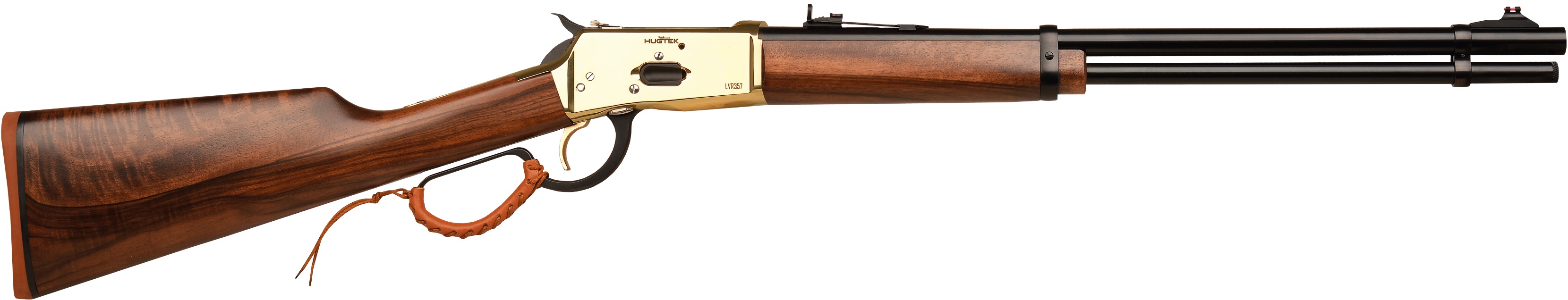 Carabine à levier sous-garde HUGTEK LVR BRS Doré 20" cal.357 Magnum ...