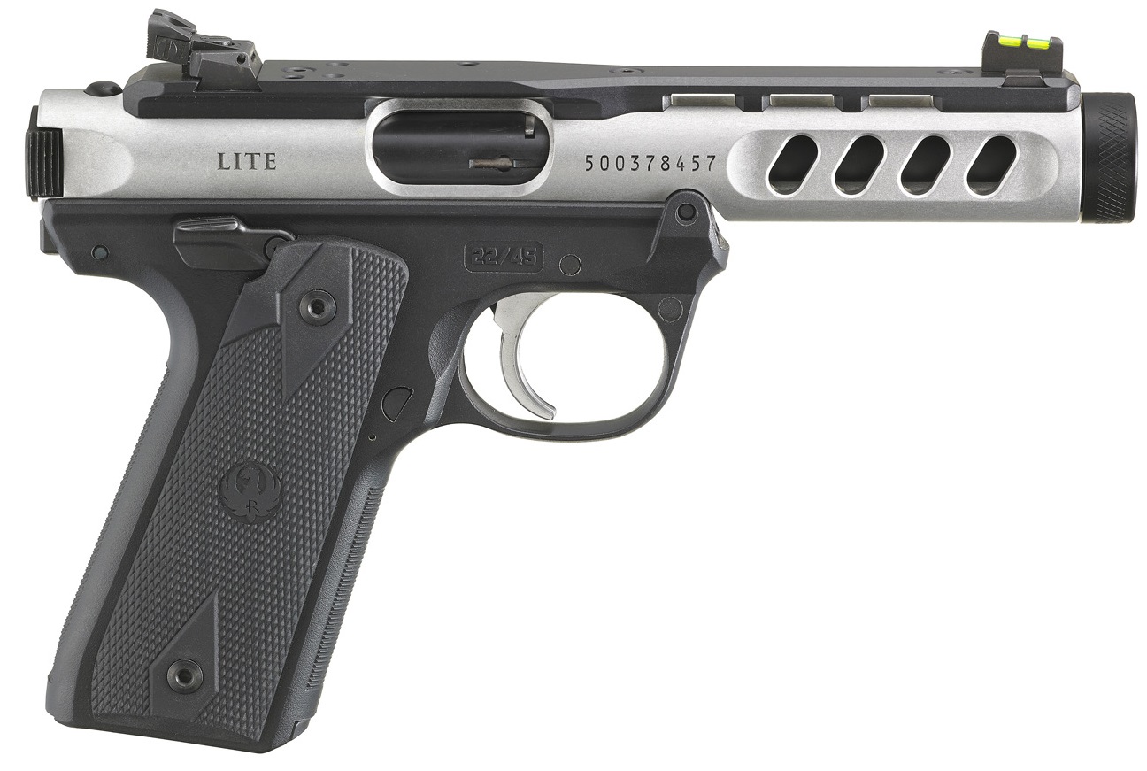 Pistolet RUGER MARK IV 22/45 LITE Clear Gris calibre 22 Lr - Armes catégorie B sur armurerie ...