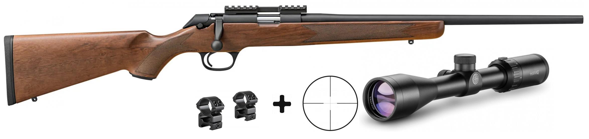 Carabine 22LR SPRINGFIELD Model.2020 Classic Bois 20" "Pack Vantage 3-9x40 ret.30/30 duplex ...