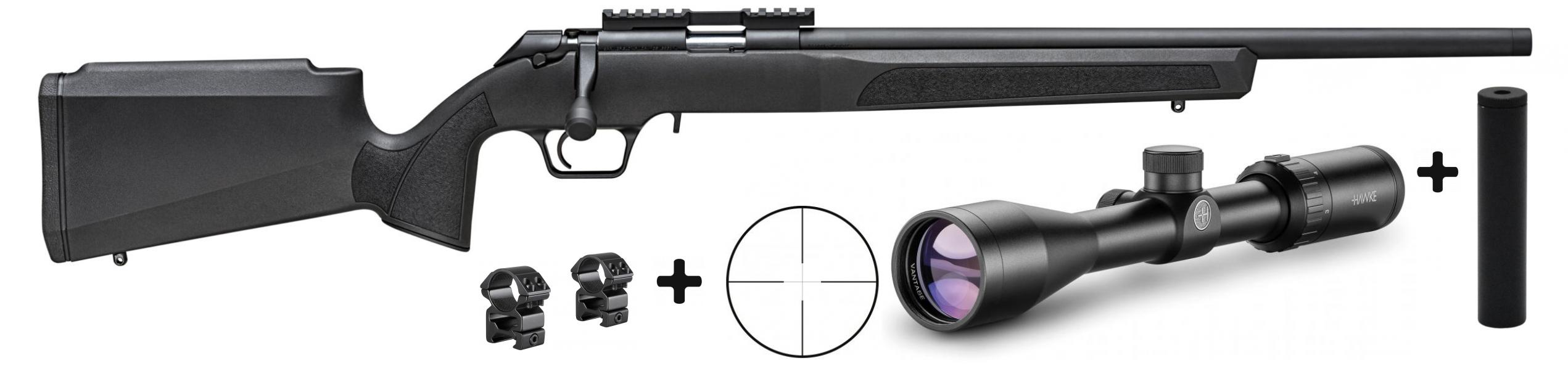 Carabine 22LR SPRINGFIELD Model.2020 Target Black Synthetic 20" "Pack ...
