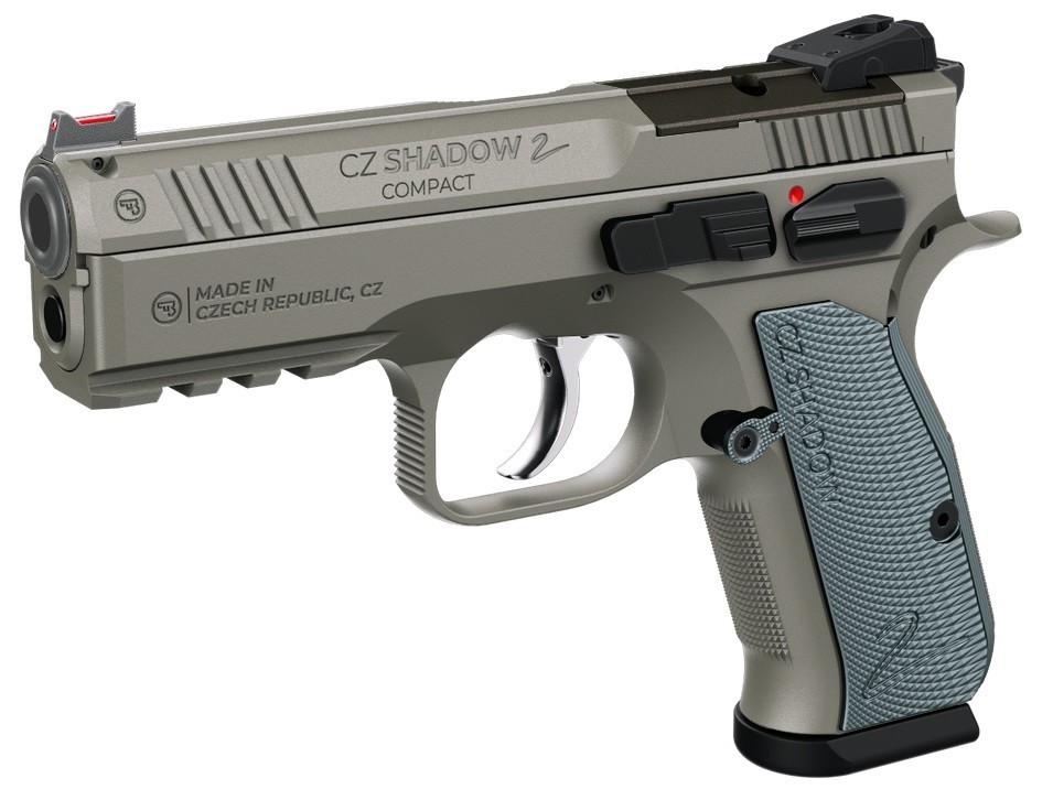 Pistolet CZ 75 Shadow 2 Compact OR "Optic Ready" Cerakote TITAN calibre ...
