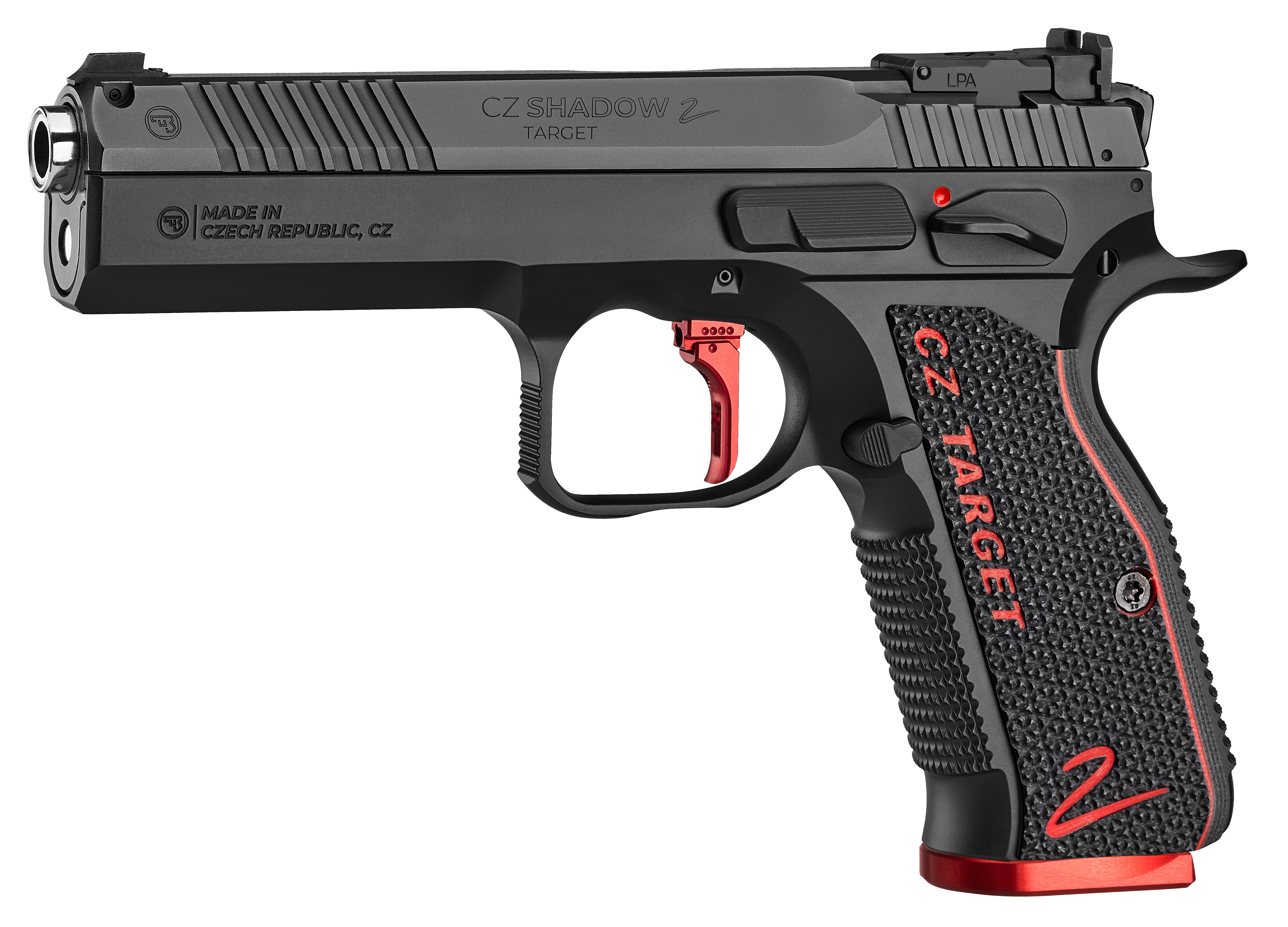 Pistolet CZ 75 Shadow 2 TARGET 5" calibre 9x19 - Armes catégorie B sur armurerie-lavaux.com