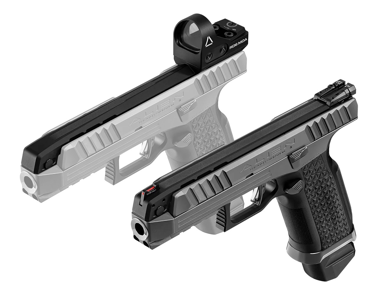 Pistolet LAUGO ARMS Alien Creator Evolution "PRO Kit" calibre 9x19 ...