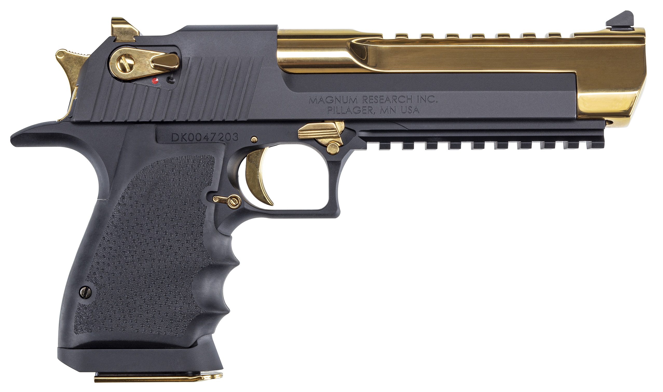 Pistolet DESERT EAGLE CUSTOM Black and Gold 6" cal.44 Rem Mag - Armes ...
