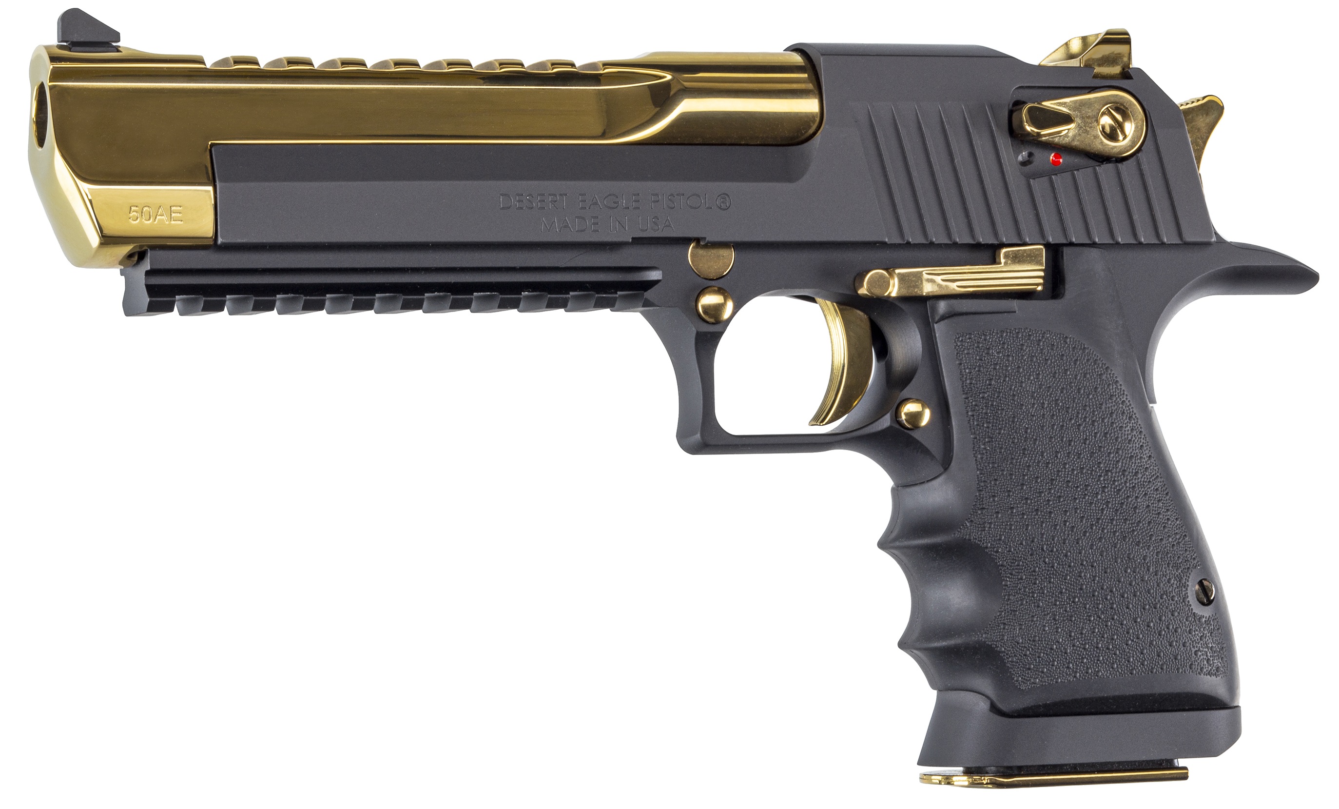 Pistolet DESERT EAGLE CUSTOM Black and Gold 6" cal.44 Rem Mag - Armes ...