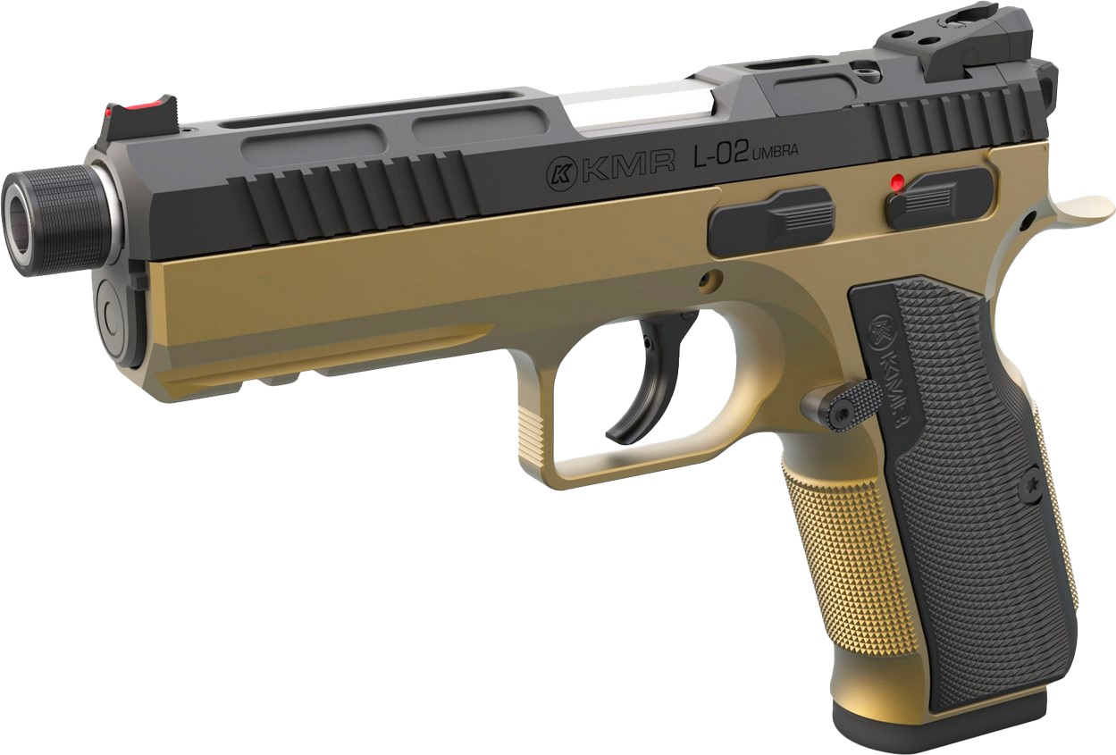 Pistolet KMR Precision Arms L-02 UMBRA 5" OR cal.9x19 - Armes catégorie B sur armurerie-lavaux.com