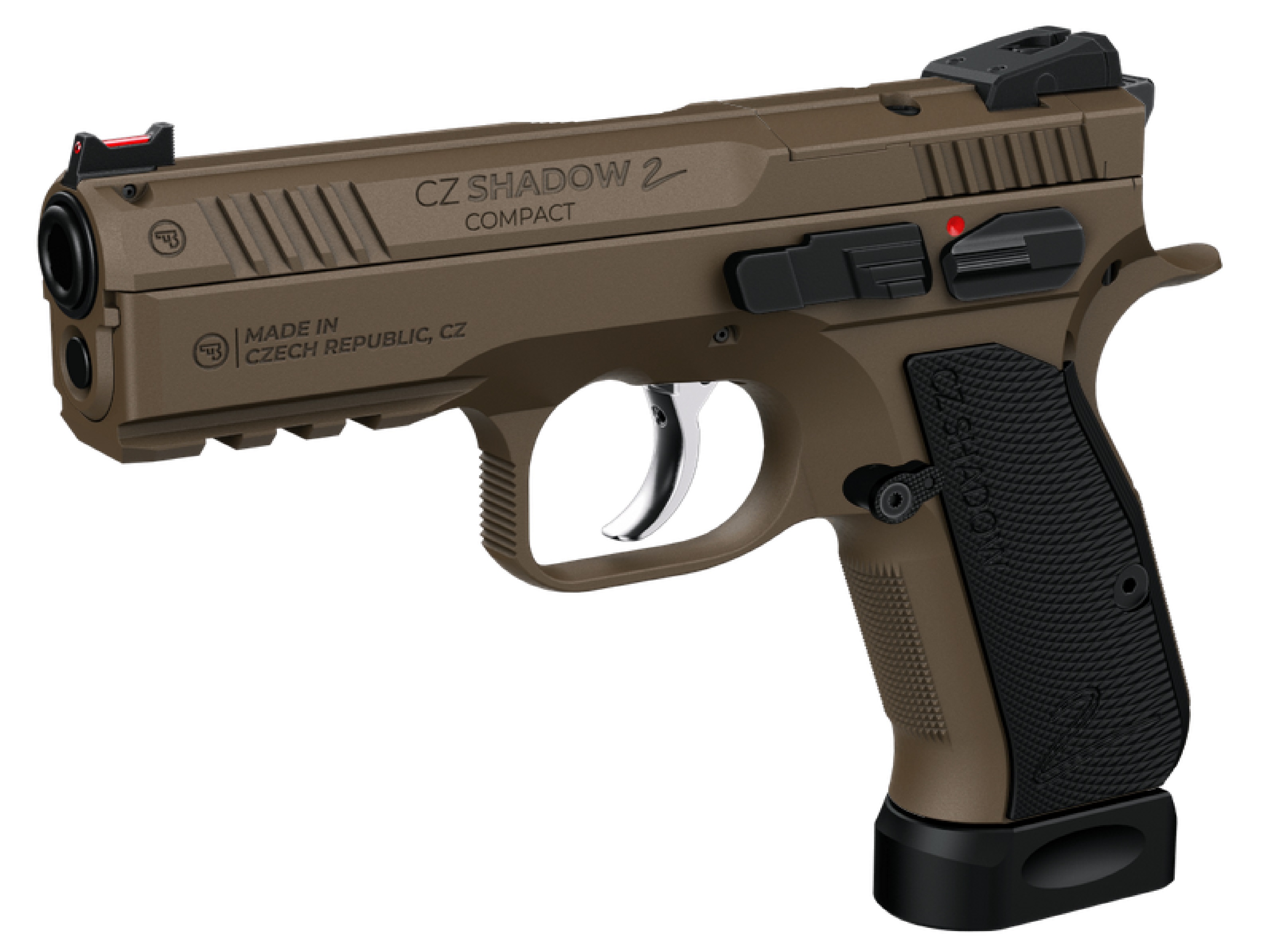 Pistolet CZ 75 Shadow 2 Compact OR "Optic Ready" Custom Cerakote Burnt ...