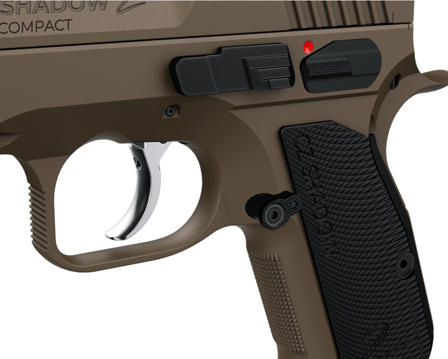 Pistolet CZ 75 Shadow 2 Compact OR "Optic Ready" Custom Cerakote Burnt ...