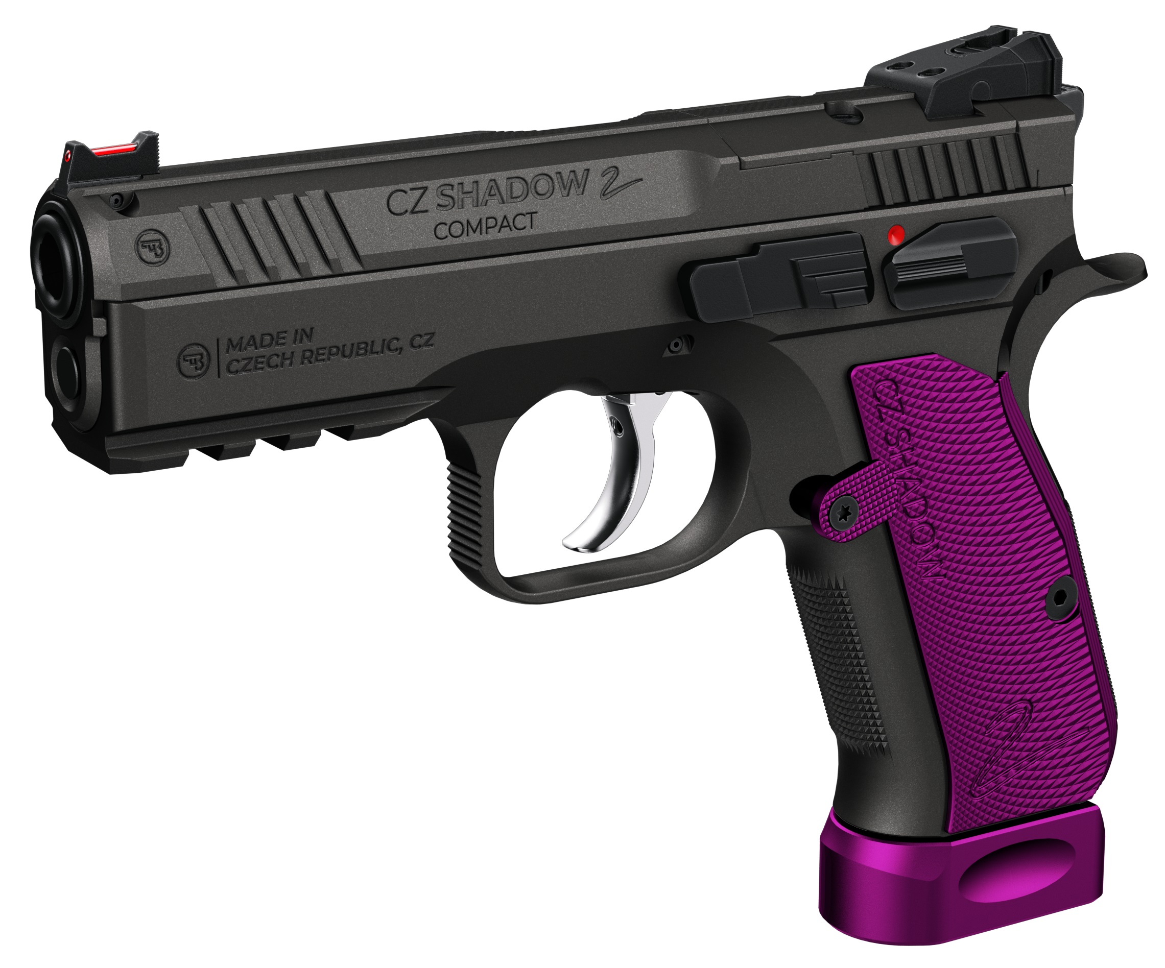 Pistolet CZ 75 Shadow 2 Compact OR "Optic Ready" Custom Cerakote Cobalt ...