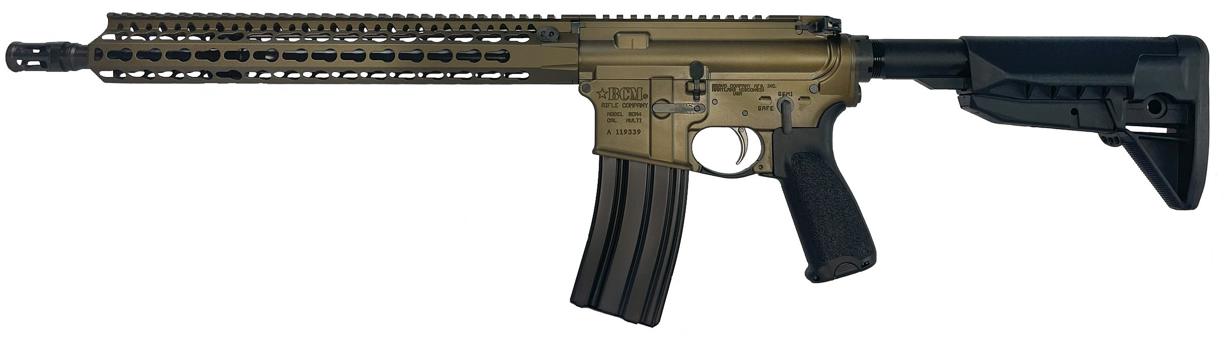 BRAVO COMPANY BCM RECCE KMR-A13 Keymod 14.5" Dark Bronze cal.223 Rem ...