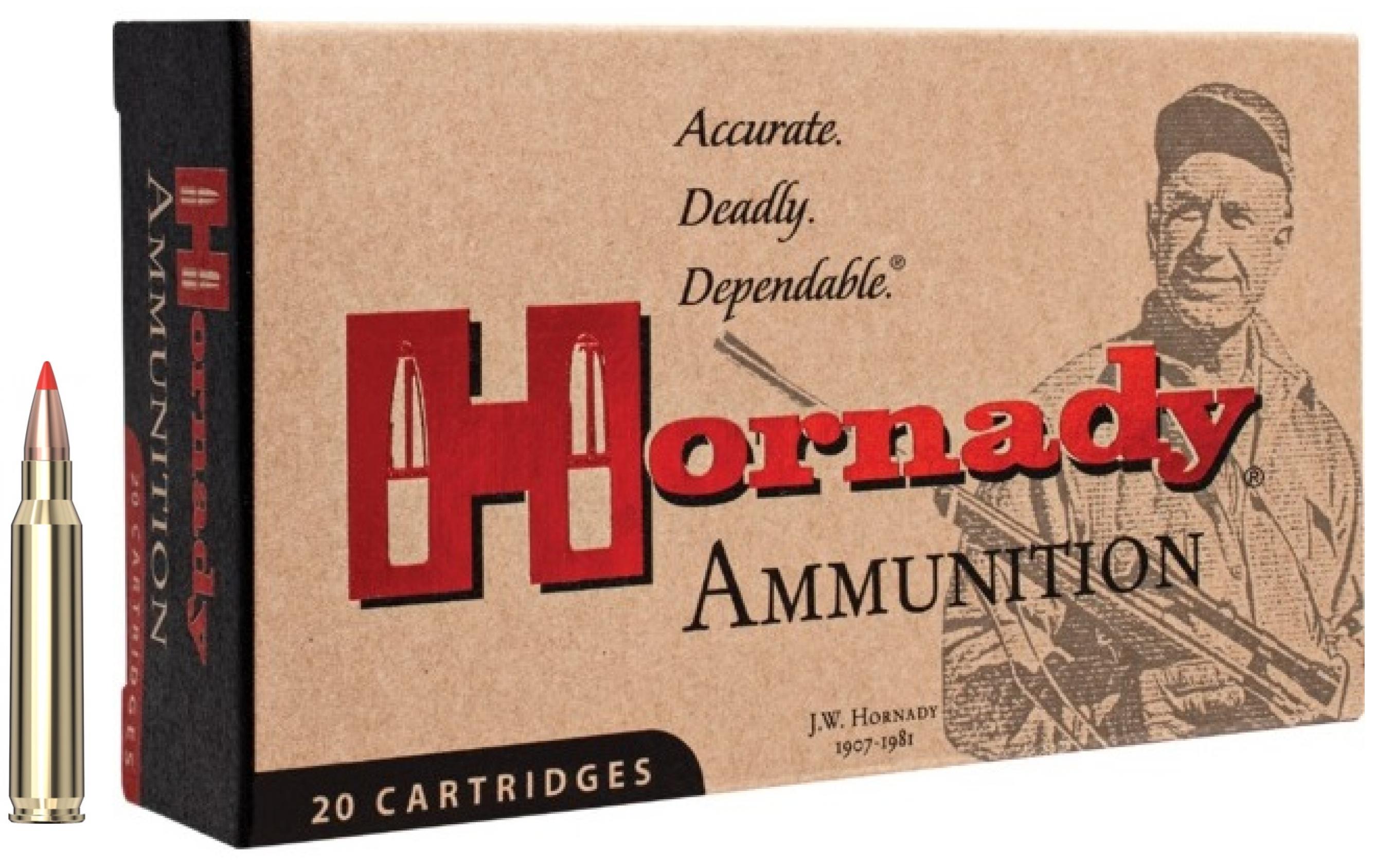 HORNADY cal.223 Rem V-MAX 55 grains - 3.56 grammes /20 - Munitions sur ...