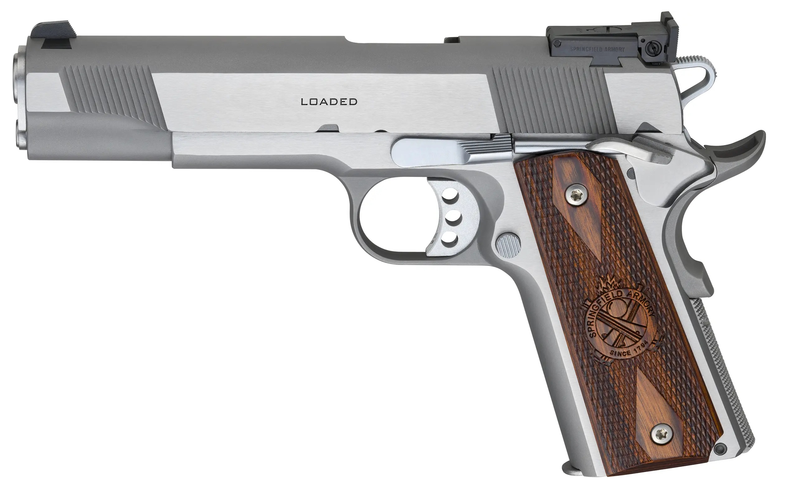 Pistolet SPRINGFIELD Armory 1911 Loaded Target Inox 5" cal.45 ACP ...