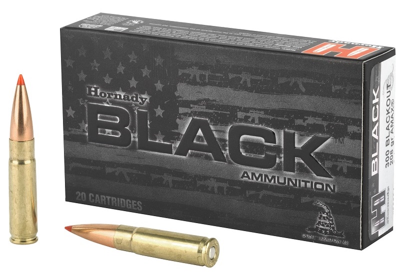 HORNADY cal.300 AAC BLACKOUT SUBSONIC A-MAX 208 grains - 13.48 grammes ...