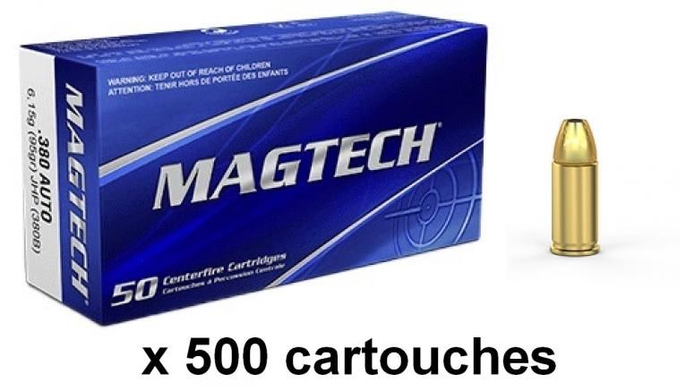 Munitions .380 Auto (9mm Court) – Vente Catégorie B | Armurerie Lavaux